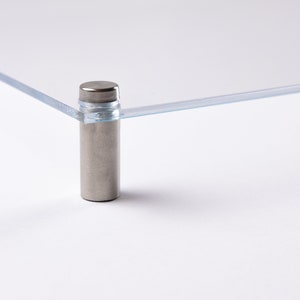 Custom Clear Acrylic Printed Logo With Standoffs, Any Color - Floating ...