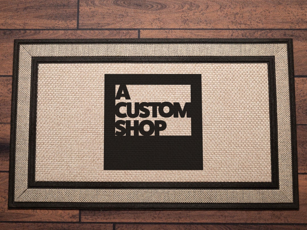 Custom Logo Doormat - Custom Business Logo Rug, Office, Reception ...