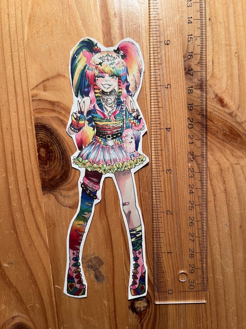 SCENE KWEEN Stickersscene Goth Girl Alternative Emo Rawr Xd - Etsy