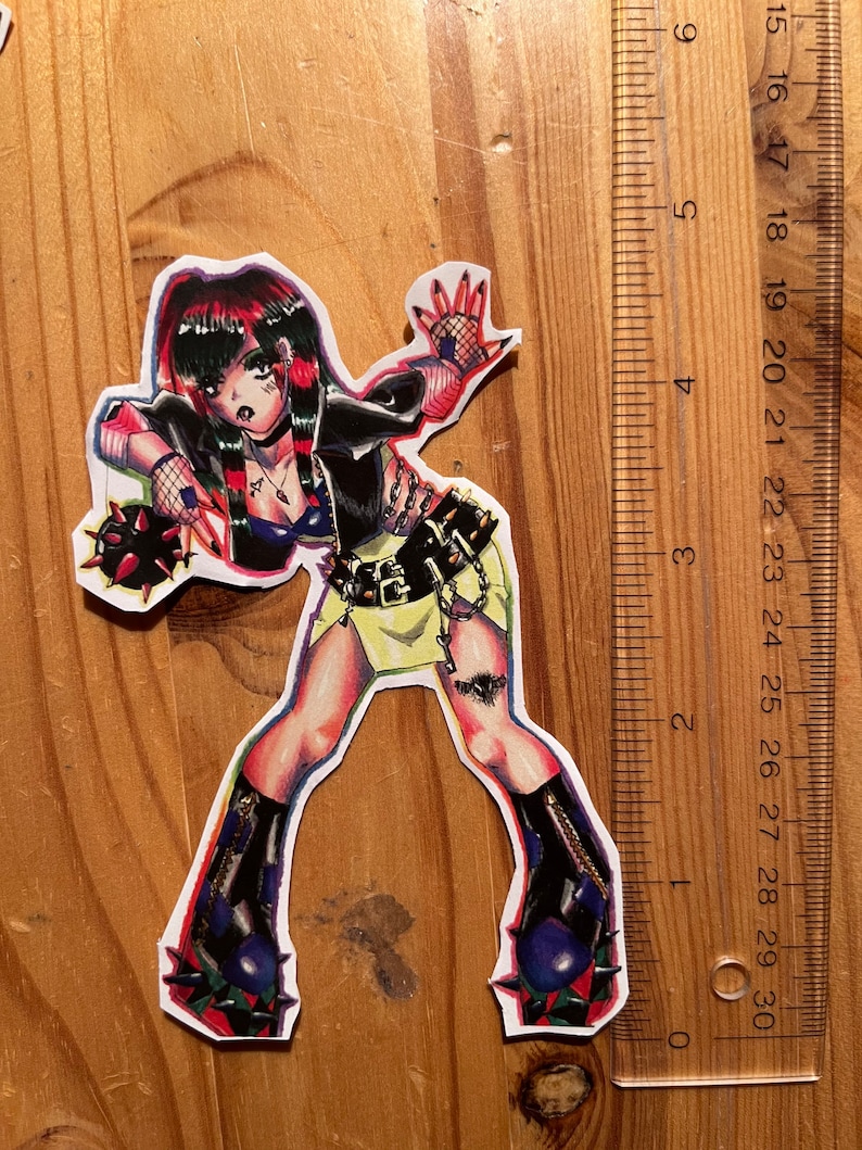 SCENE KWEEN Stickersscene Goth Girl Alternative Emo Rawr Xd - Etsy