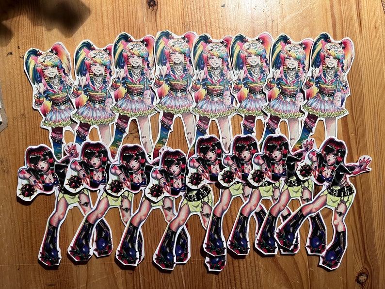 SCENE KWEEN Stickersscene Goth Girl Alternative Emo Rawr Xd - Etsy