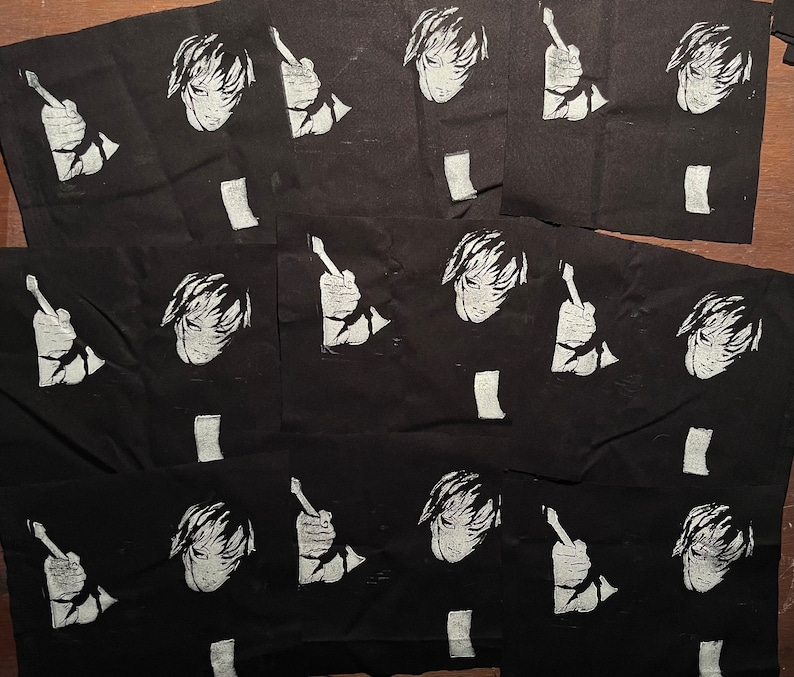 Crystal Castles Alice Glass Patch DIY Punk Block Print Witchhouse ...