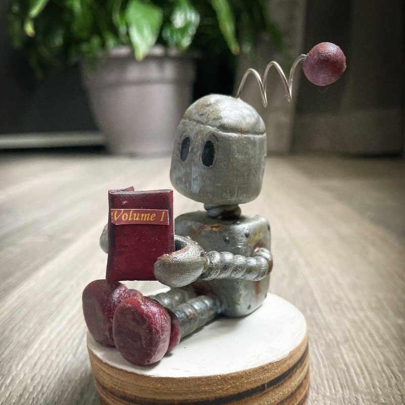 Polymer Clay Robot - Etsy