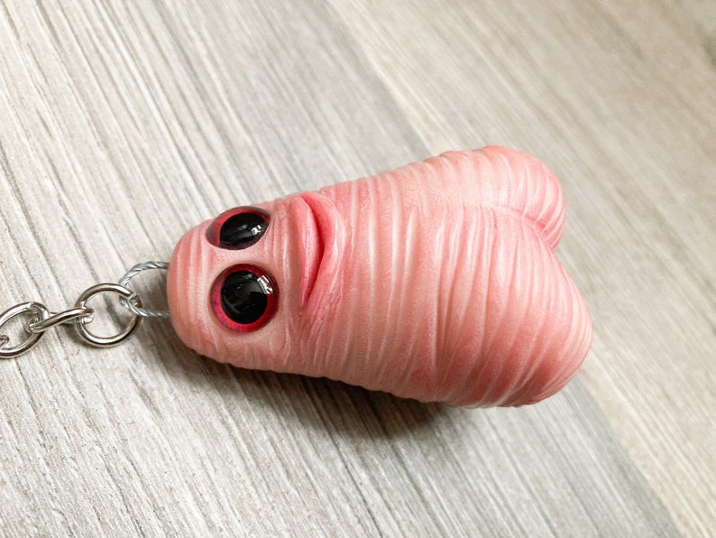 Large Balls Keyring Scrotum Ballsack Funny Eyes Etsy