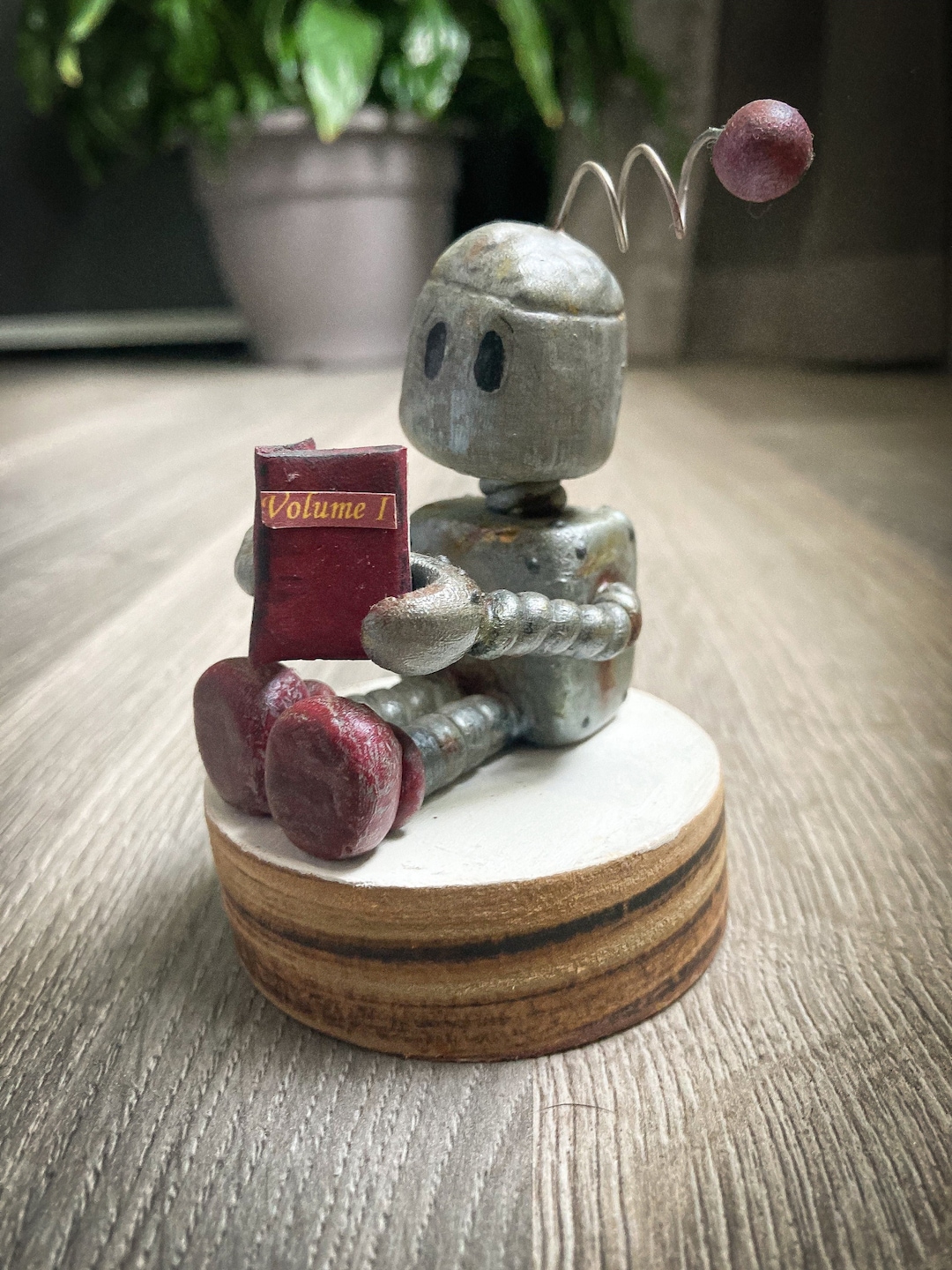 Handmade Robot Figurine - Sculpture - Art - Collectable - Gift ...