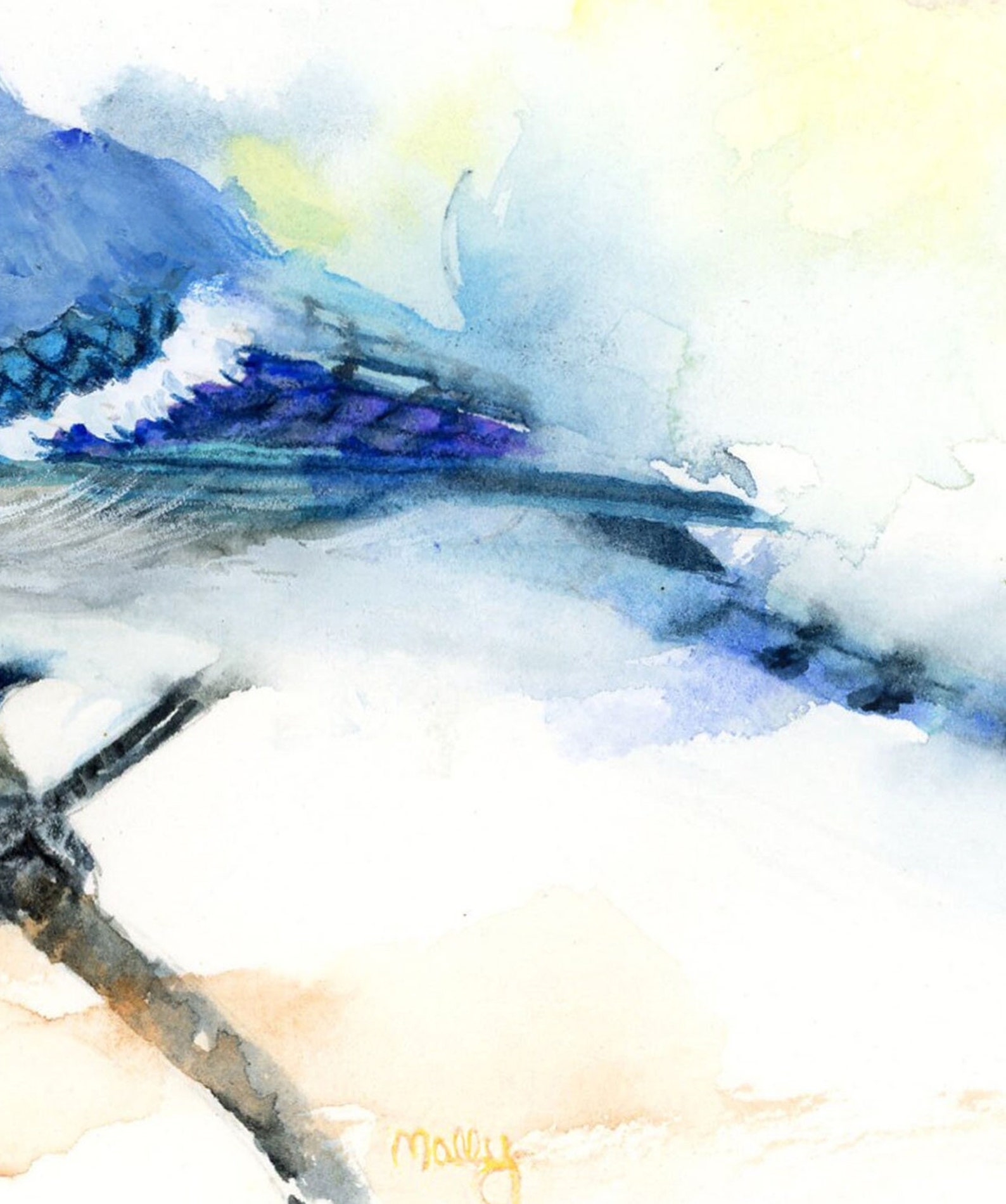 Blue Jay Art Print, Blue Jay Wall Art, Blue Jay Art Print, Watercolor ...