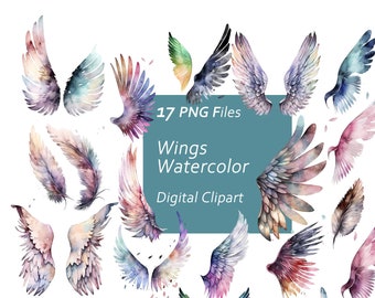 Watercolor Butterfly Clipart Set Instant Download PNG - Etsy