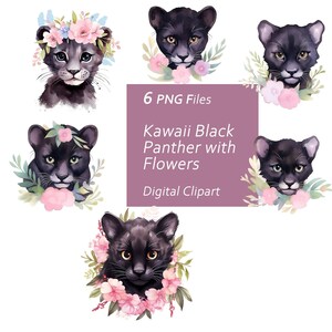 how to draw kawaii black panther