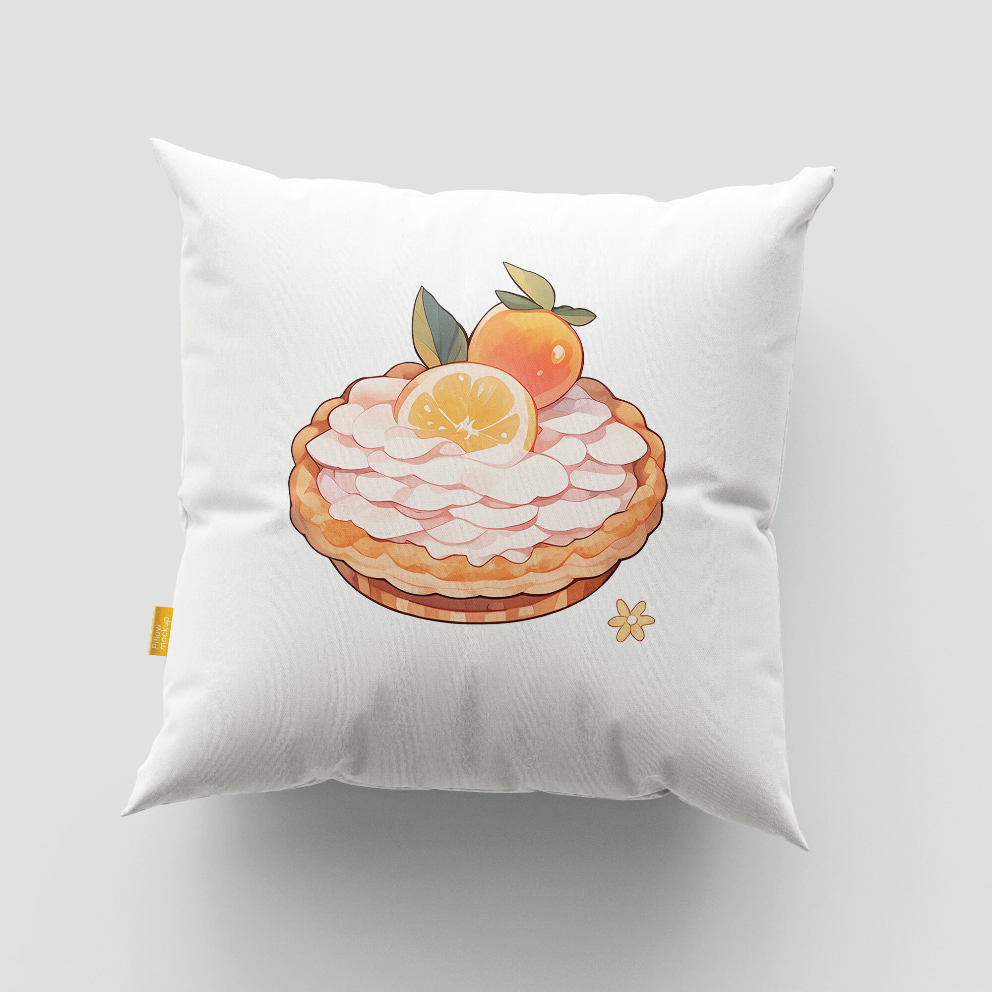 Peach Pie Clipart Set – Whimsical Watercolor PNG Images (instant ...