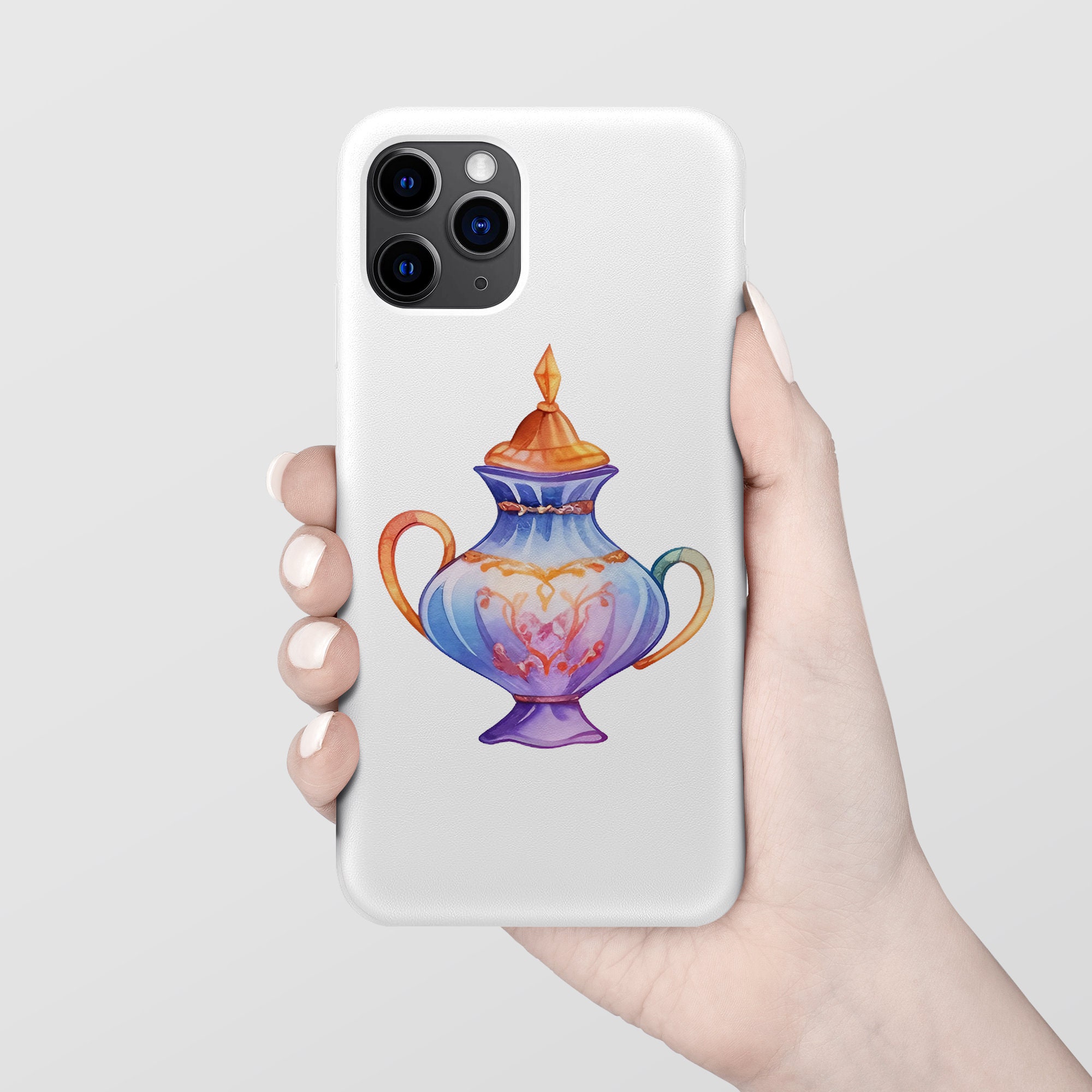 Whimsical Magic Lamp Clipart Set - Fantasy Graphics - Instant Download ...