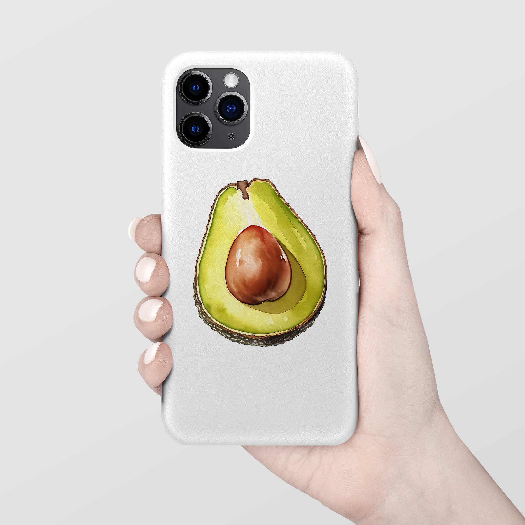 Avocado Clipart Set - Watercolor Avocados - Whimsical Avocado - Instant ...