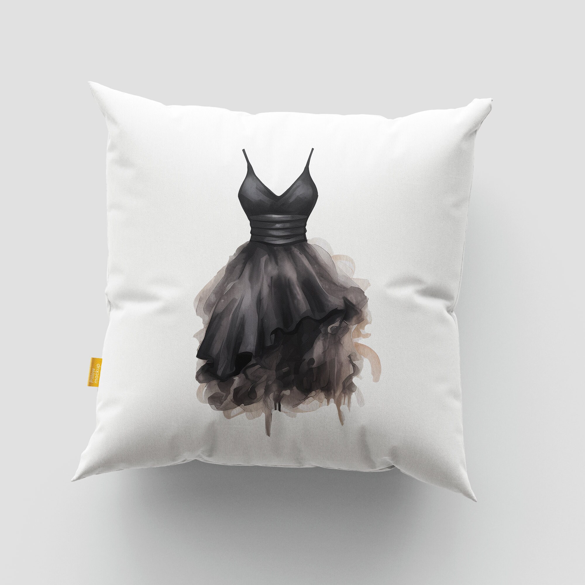 Little Black Dress Clipart Set - Watercolor Dresses - Black Dress Set ...