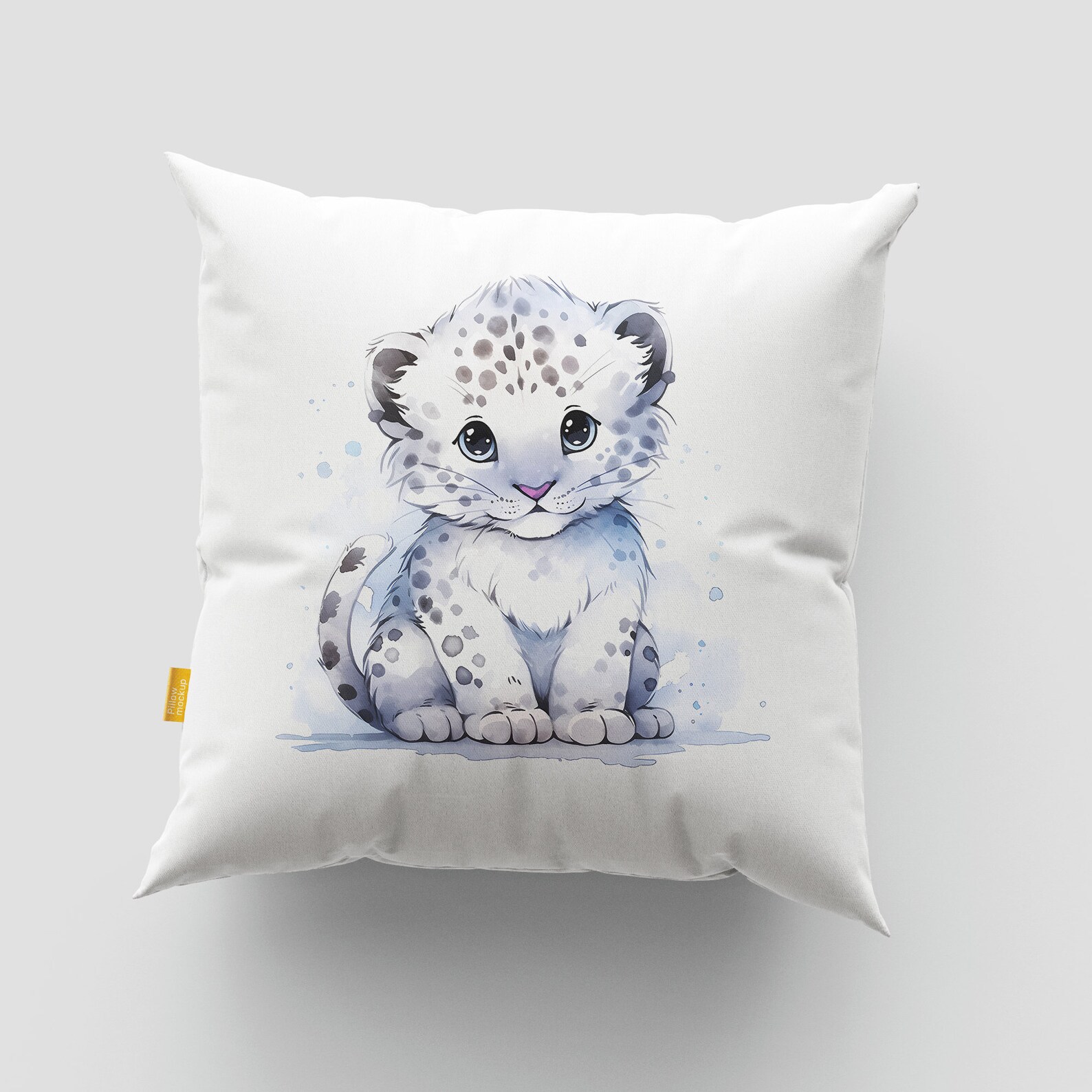 Cute Kawaii Snow Leopard Clipart Set - Adorable Prints - Instant ...