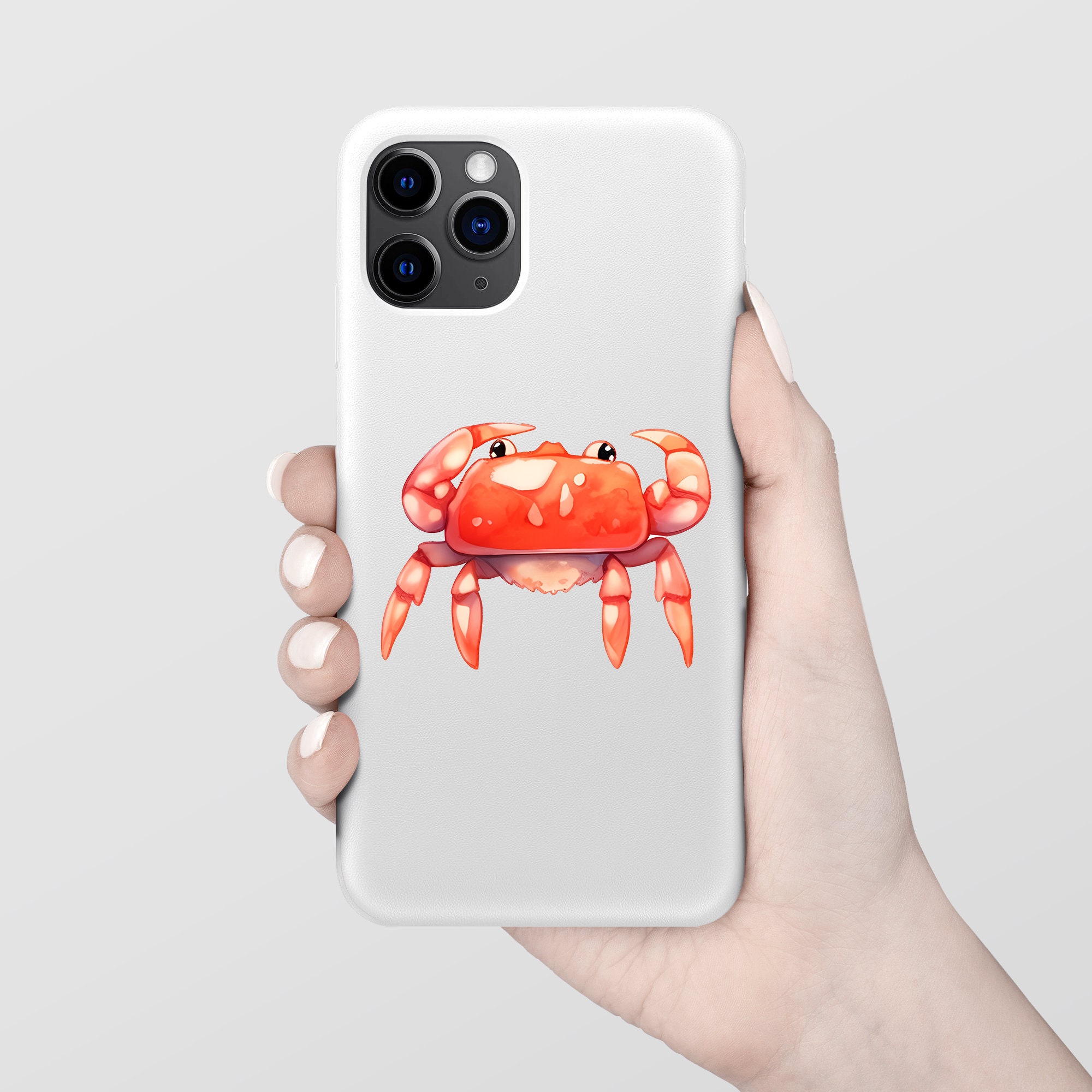 Stabby Crabby Clipart Set - Cute Crustacean - Sea Theme - Instant ...