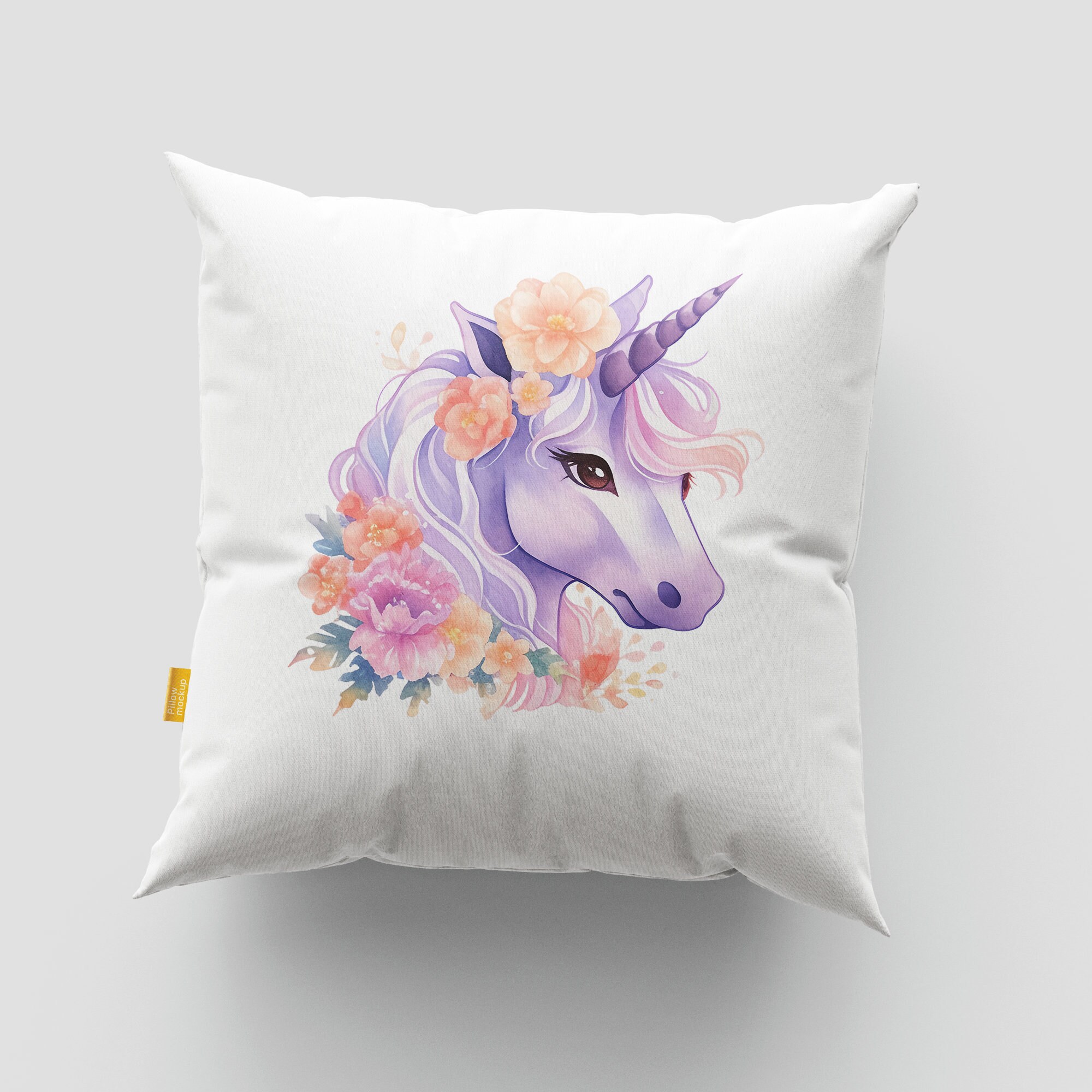 Floral & Pastel Magic Unicorns Clipart Set - Fairy Tale Clipart ...