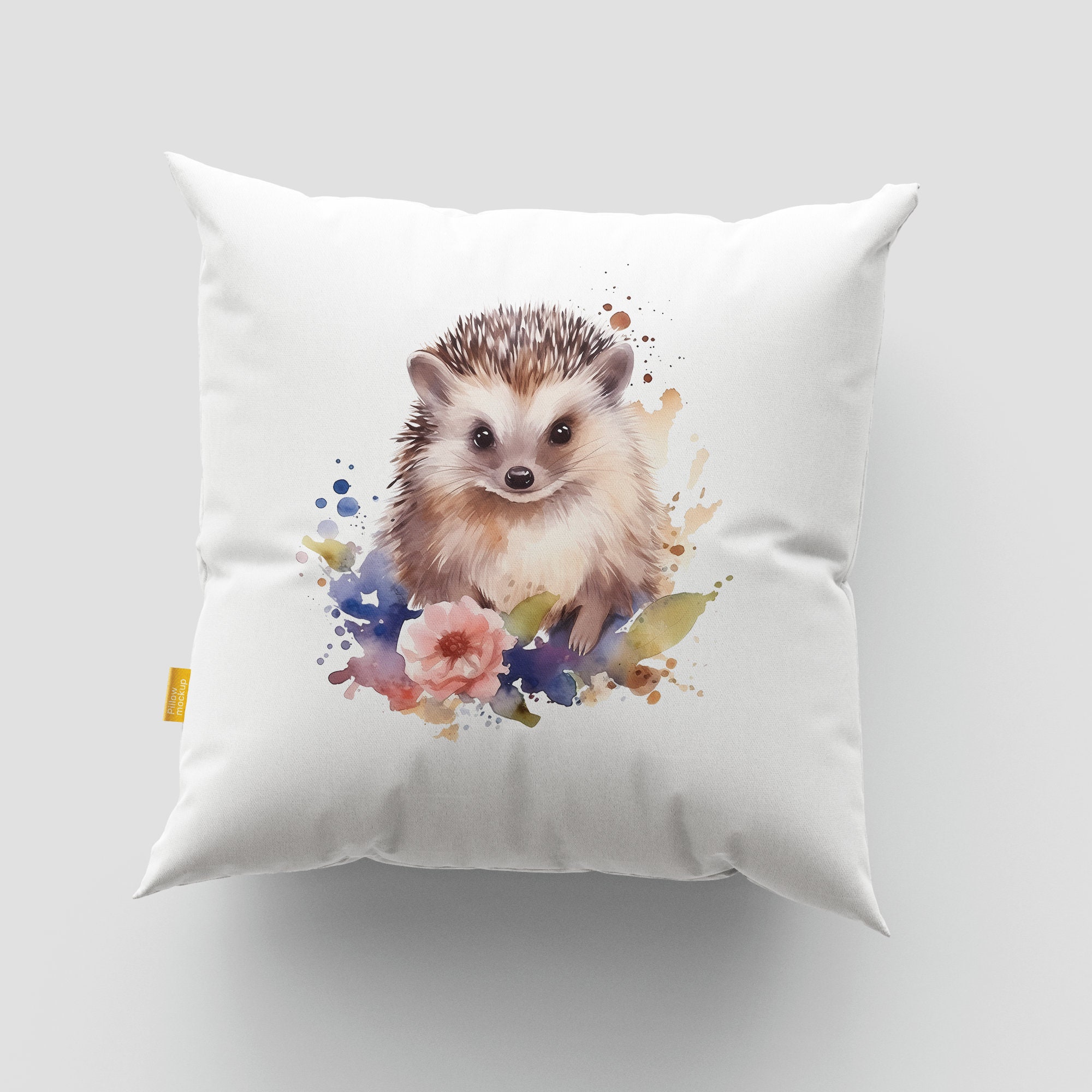 Watercolor Cute Hedgehog Clipart Set - Whimsical Hedgehogs - Cute ...