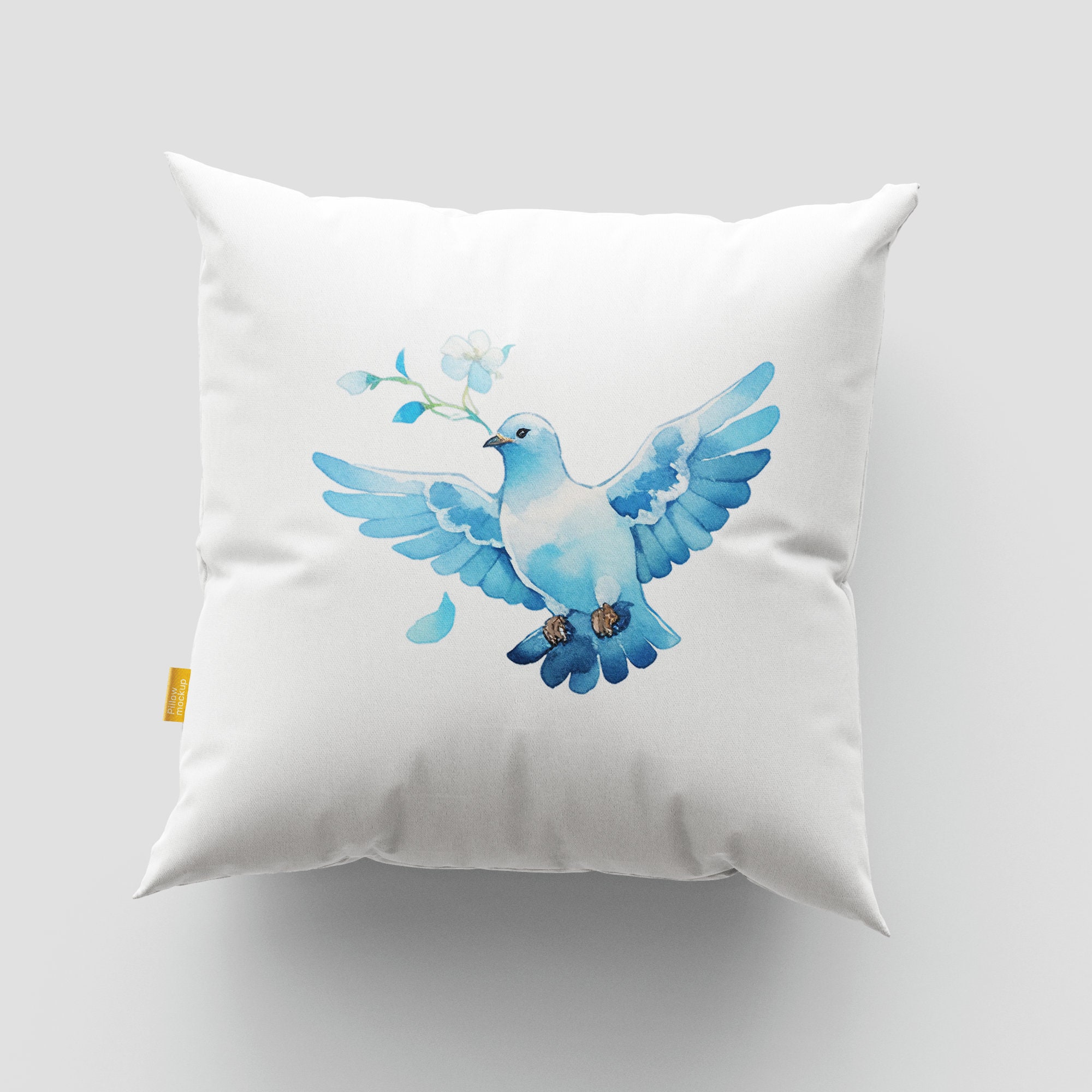 Romantic Blue Doves Clipart Set - Blue Birds - Romantic Decor - Instant ...