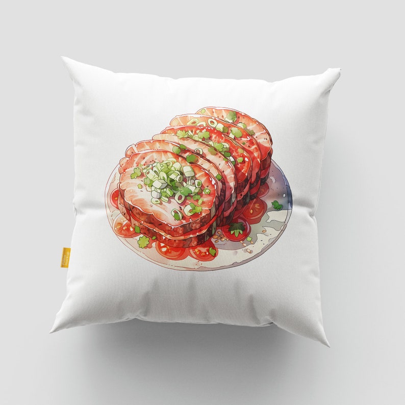 Meatloaf Clipart Set - Kitchen Décor - Meatloaf Illustrations - Instant ...