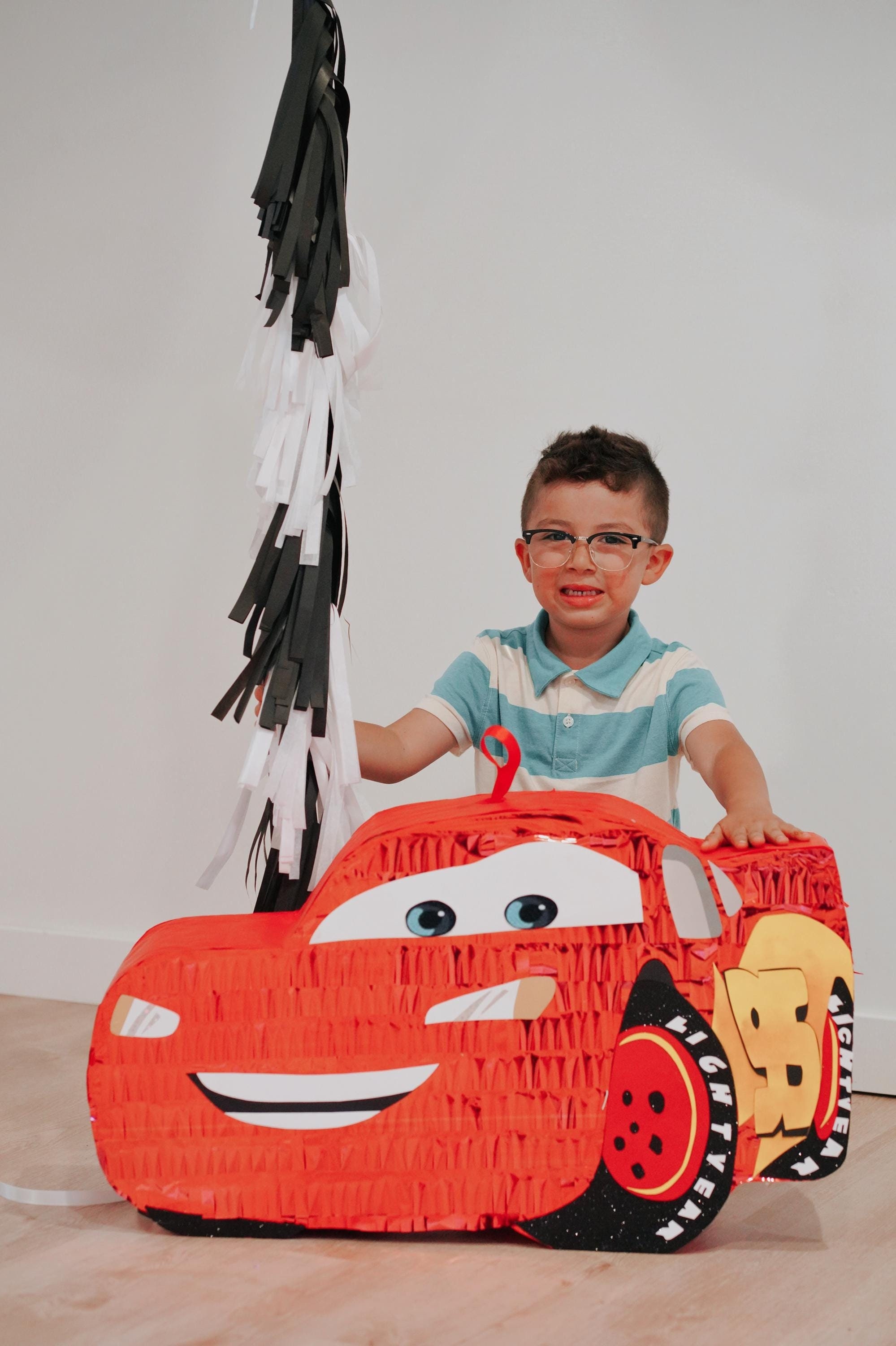 Lightning Mcqueen Piñata - Etsy