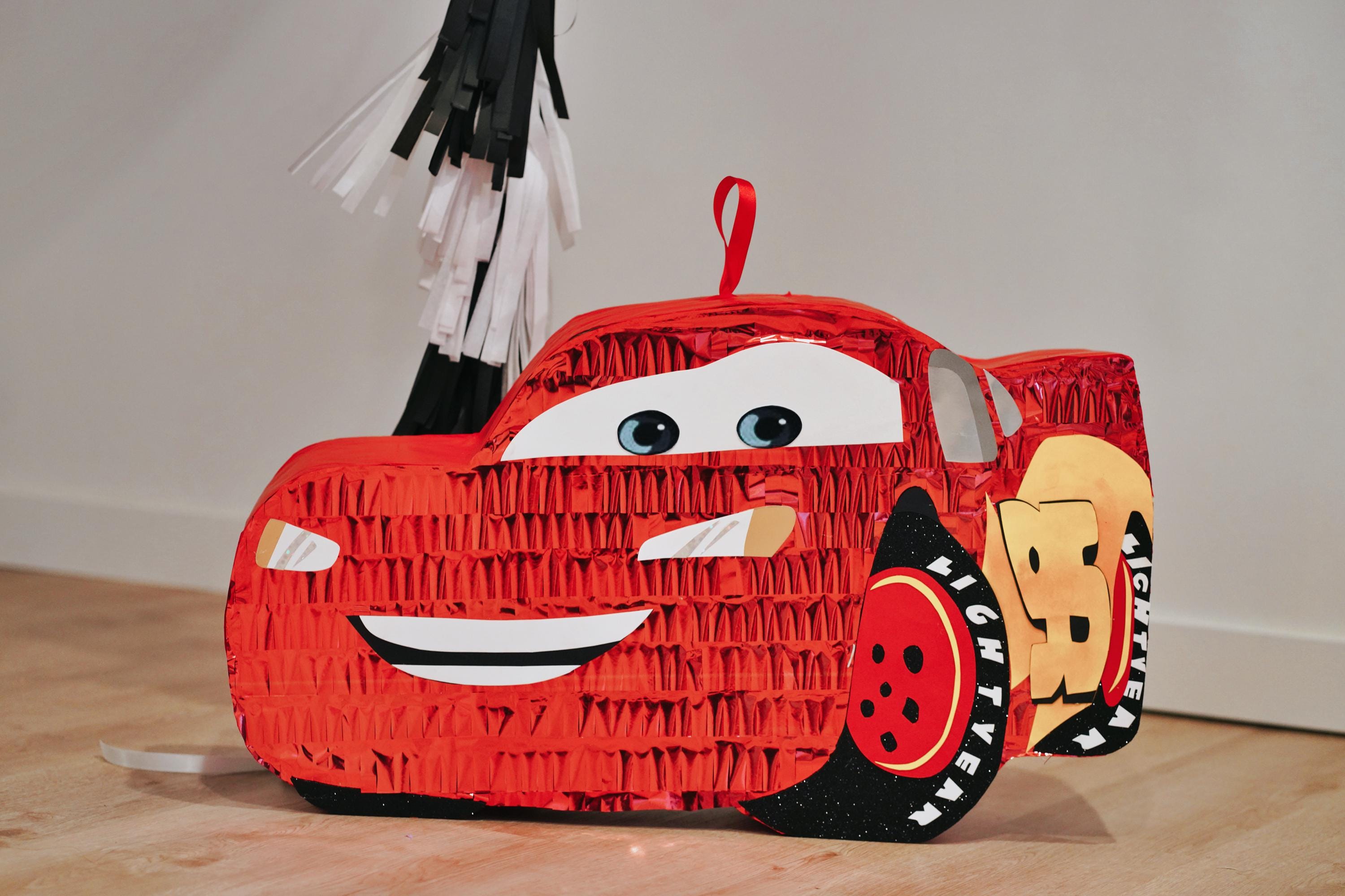 Lightning Mcqueen Piñata - Etsy
