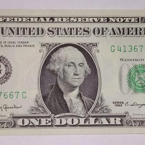 The 1963 One Dollar Federal Reserve Note in Crisp MINT Condition. - Etsy