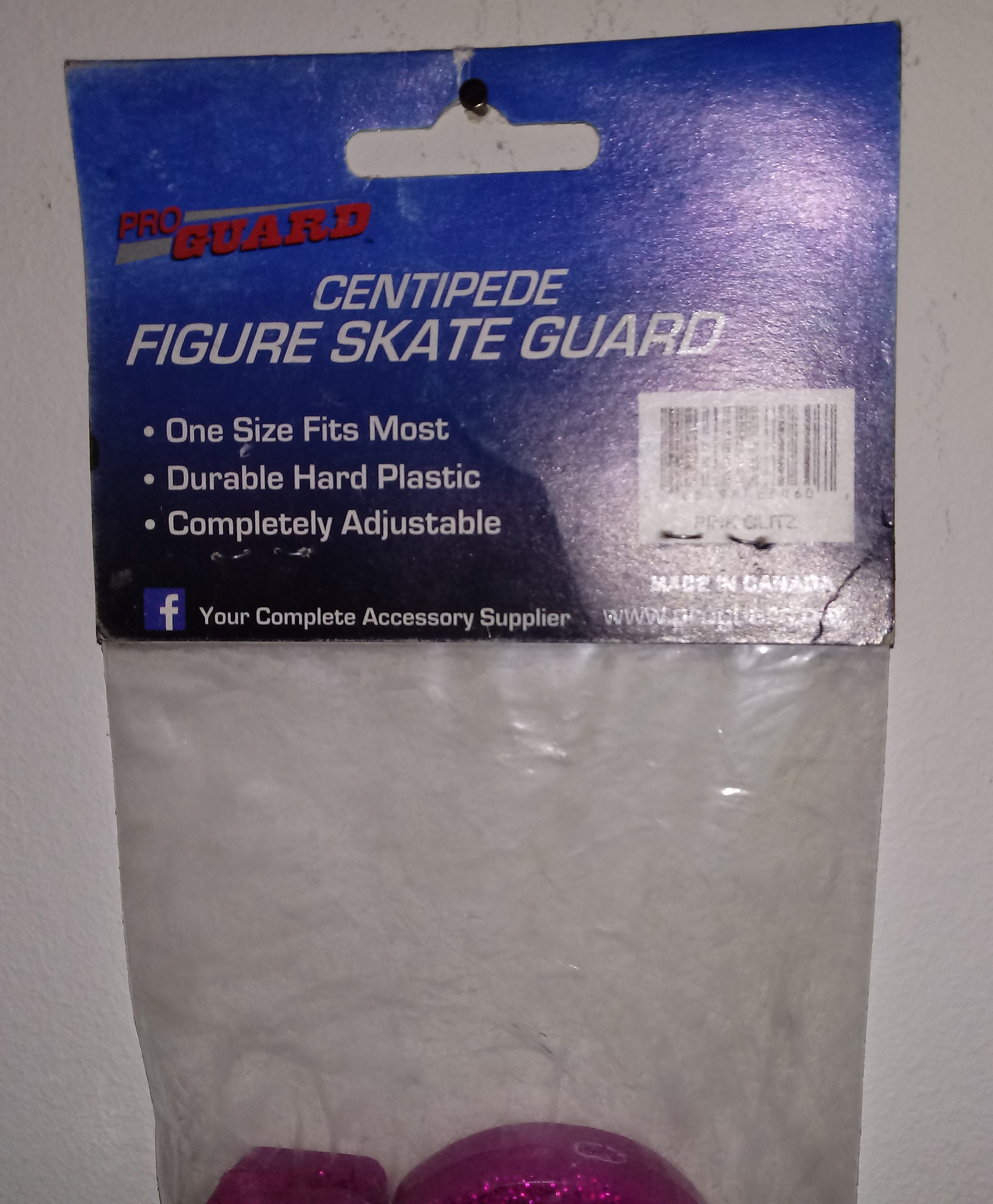 Brand New Pro Guard Centipede Figure Skate Guard PINK GLITZ One Size ...