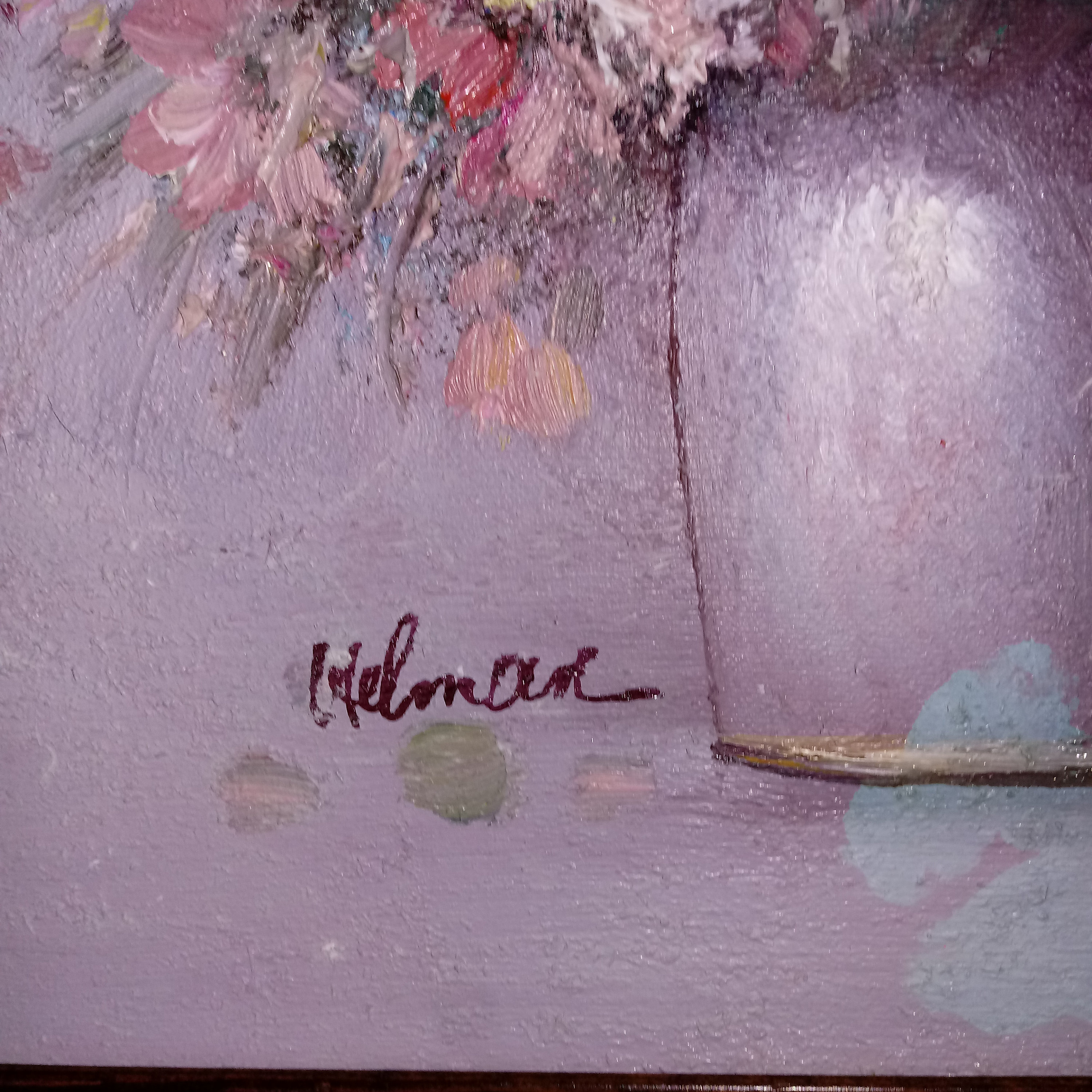 Vintage Signed Original 1980s Oil on Canvas Painting by Listed Robert ...