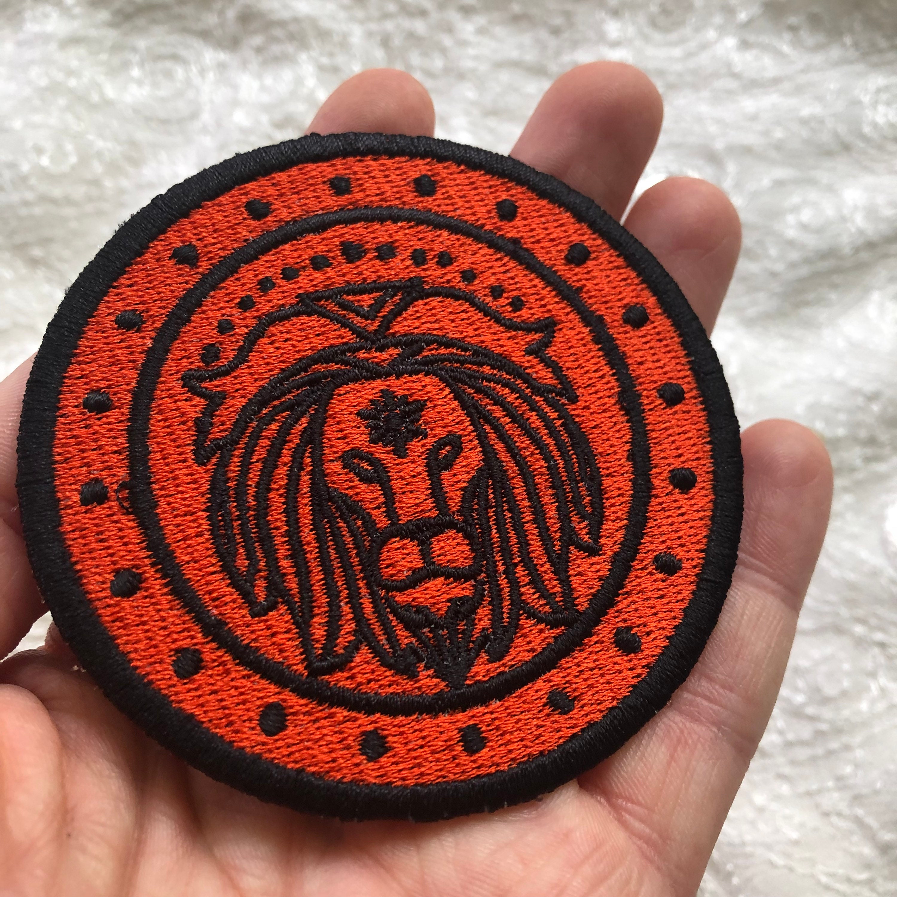 Embroidered Leo Patch by the Piequarius/kaliandra Sakellaridis - Etsy