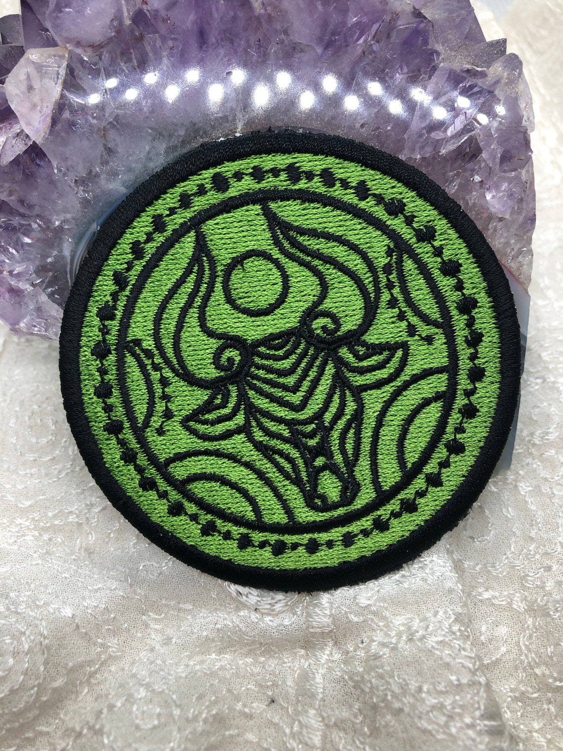 Embroidered Taurus Patch, Art by Thepie-quarius/kaliandra Sakellaridis ...