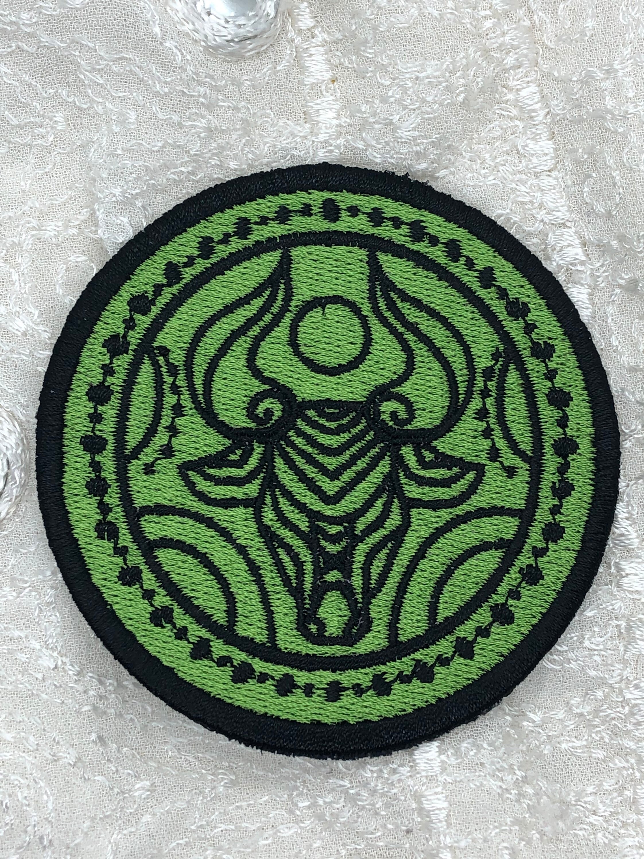 Embroidered Taurus Patch, Art by Thepie-quarius/kaliandra Sakellaridis ...