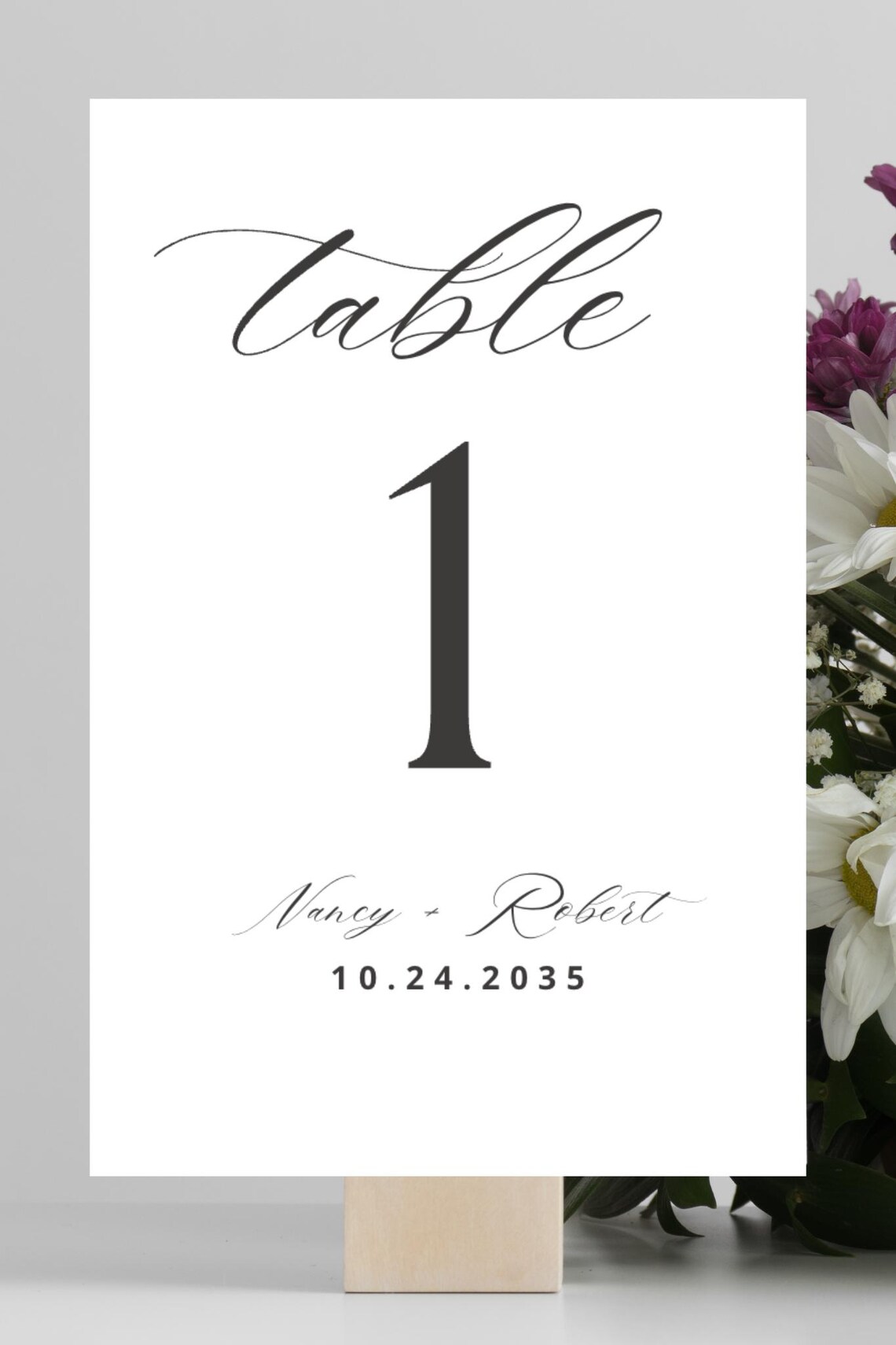 Wedding Table Numbers, Printable Table Numbers Wedding, Editable Table ...
