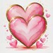 16 Cute Heart Clipart | Valentine’s Day Designs | Digital Watercolor ...
