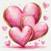 16 Cute Heart Clipart | Valentine’s Day Designs | Digital Watercolor ...