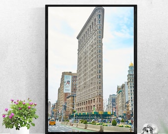 New York Minute Adult Coloring Page Flat Iron Building NYC Theme Party ...