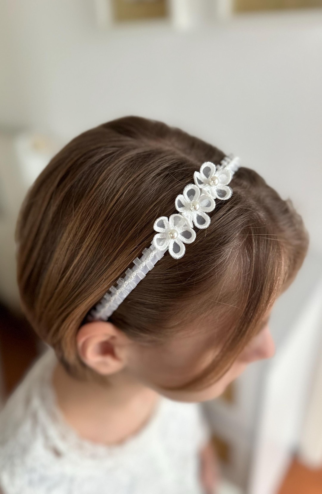 Communion Hair Accessories, Headband for Communion With Delicate ...