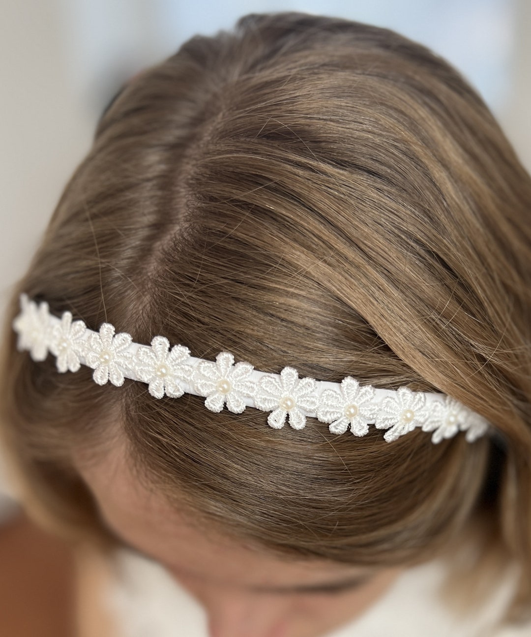 Communion Hair Accessories, Communion Headband, Communion Flower ...