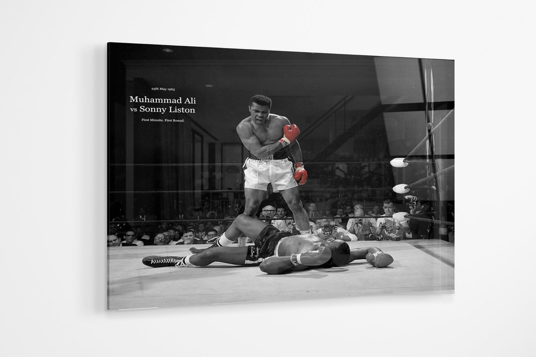 Muhammad Ali Sonny Liston First Minute First Round Modern Premium ...