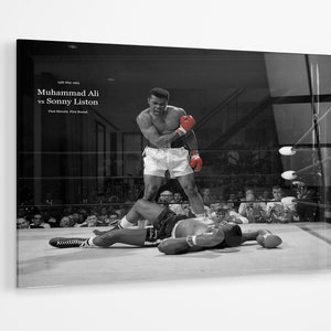 Muhammad Ali Sonny Liston First Minute First Round Modern Premium ...