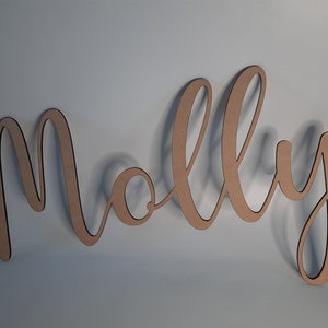 Personalised 3D Wooden Name Sign, Kids Nursery Wall Name, Kids Room ...