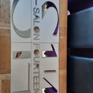 Personalised 3D Acrylic Business Logo Name Sign Custom - Etsy