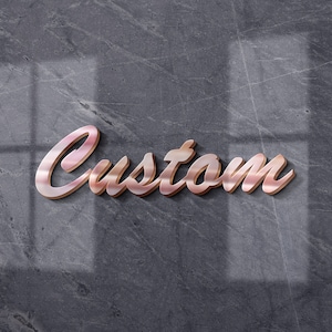 Personalised 3D Acrylic Name Sign, Kids Nursery Wall Name, Kids Room ...