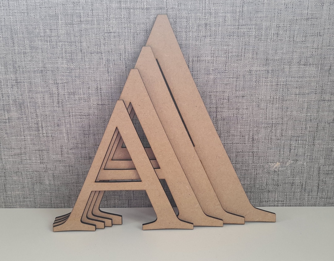 MDF Custom Made Wooden Letters, Large Wooden Letters, Multiple Sizes ...
