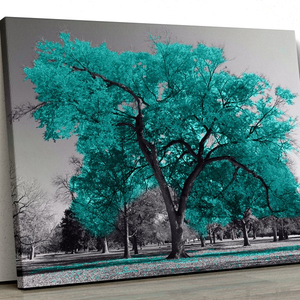 Teal Tree - Etsy