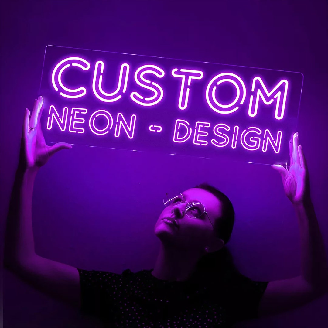 Custom Business Name Neon Led Sign Personalised Name Light Decor Neon Sign For Office Wedding