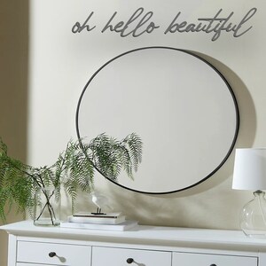 Oh Hello Beautiful 3D Sign Made From Wood or Acrylic Scandinavian ...