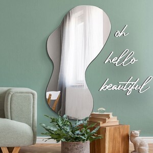 Oh Hello Beautiful 3D Sign Made From Wood or Acrylic Scandinavian ...