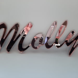 Personalised 3D Acrylic Name Sign, Kids Nursery Wall Name, Kids Room ...