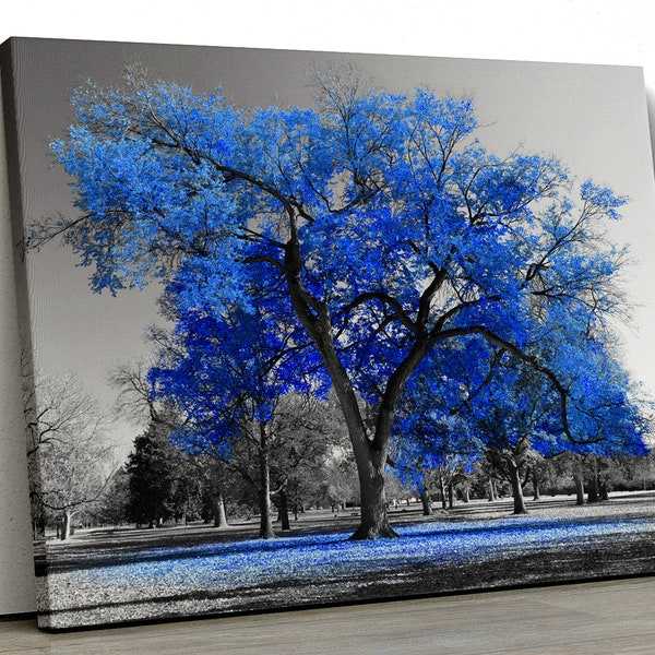 Blue Tree - Etsy