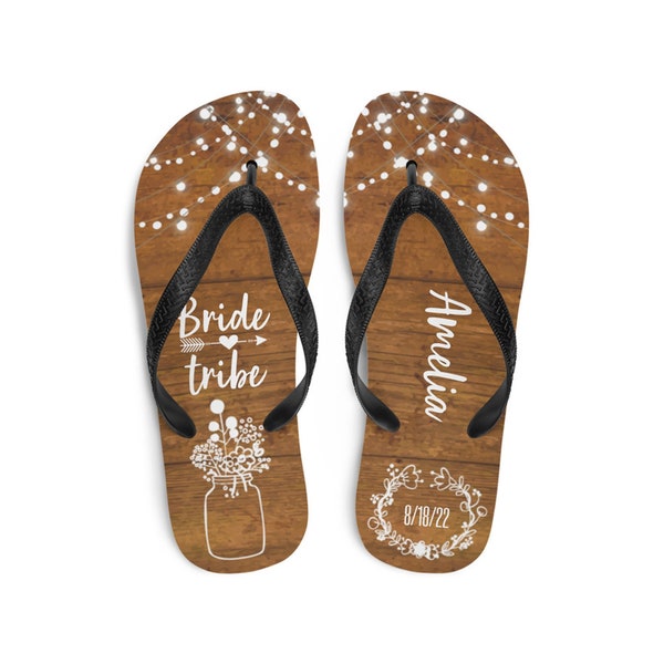 Bride Flip Flops - Etsy