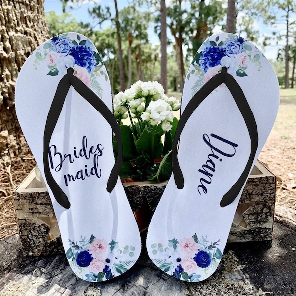 Bride Flip Flops - Etsy
